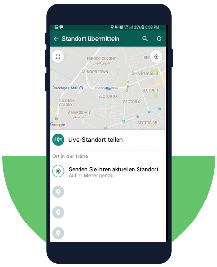 Wie sehen Sie den Standort einer Person auf Ihrem Android-Telefon?